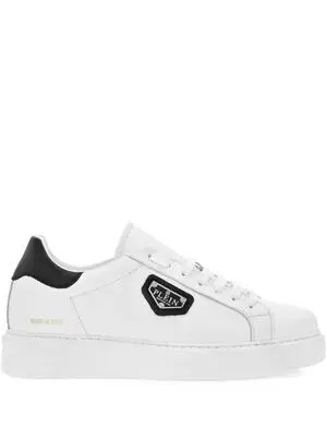 Philipp Plein Logo-plaque Leather Trainers