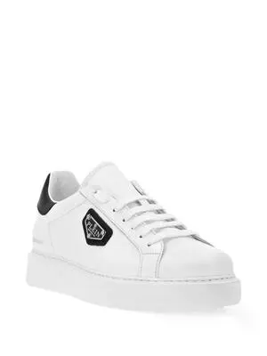 Philipp Plein Logo-plaque Leather Trainers