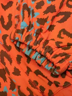 AWAKE NY Leopard-print Drawstring Track Pants