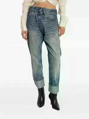 R13 Crossover-waist Jeans