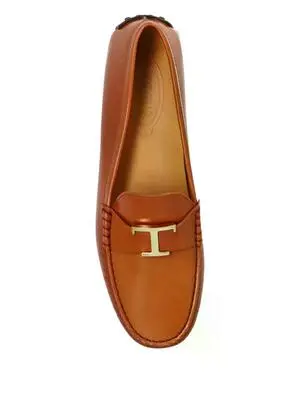 TOD'S T Timeless Leather Loafers