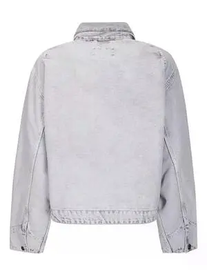 Carhartt Work In Progress Emery Zip-front Cropped Jacket - Grey