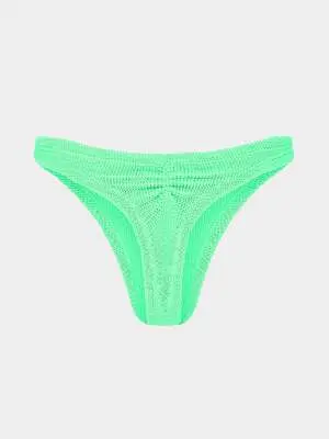 Hunza G Hunza G Original Crinkle™ Brazilian Bikini Bottom Crinkle Lime