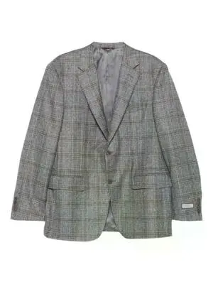 Canali Checked Wool Jacket