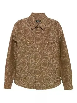 Versace Barocco Jacket - Brown