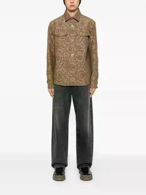 Versace Barocco Jacket - Brown