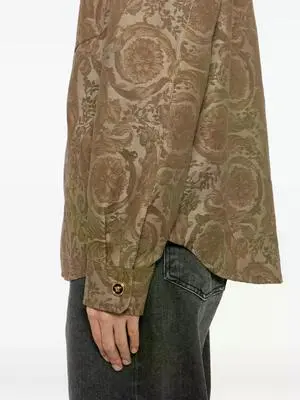 Versace Barocco Jacket - Brown
