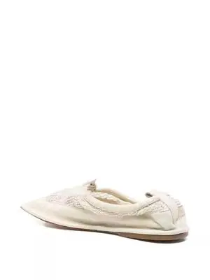 Hereu Puntera Mesh-panel Ballet Flats