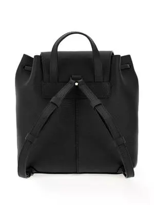 FERRAGAMO Mini Leather Backpack - Black