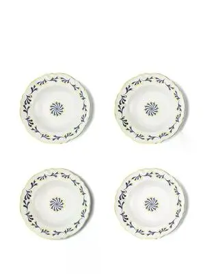 BITOSSI HOME Marine-print Deep Plate - White