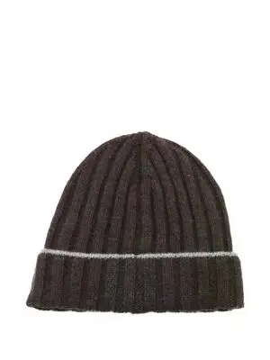 Brunello Cucinelli Ribbed-knit Beanie Hat