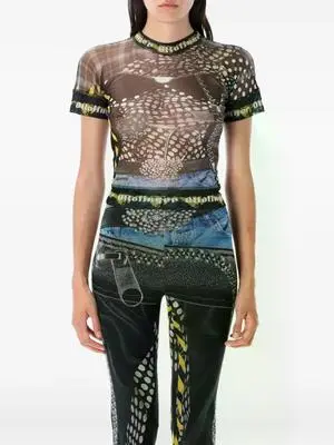 Ottolinger Printed Mesh T-shirt