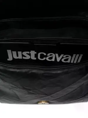 Just Cavalli Snake Buckle Shoulder Bag