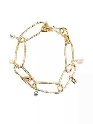 FORTE_FORTE Textured Chain Bracelet - Gold