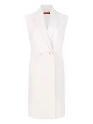 Max Mara Double-breasted Sleeveless Coat