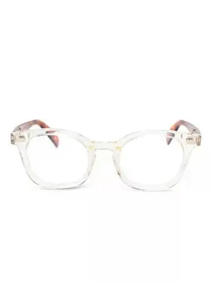 FAMILY AFFAIR Depp Tortoiseshell Rectangle Eyeglasses - White