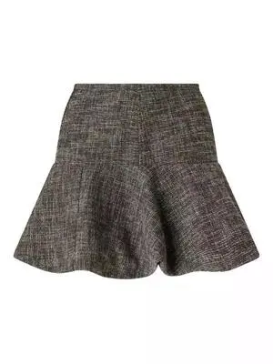 Pinko Ruffled Tweed Skirt