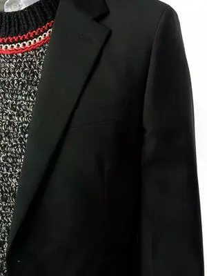 Prada Single Breasted Wool And Mohair Suit
