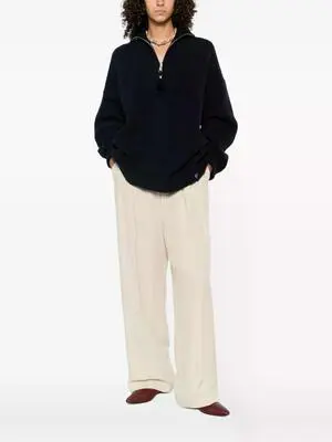 Nanushka Kylen Zip-neck Tassel Sweater