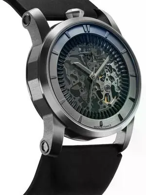 FOB PARIS Skeleton Automatic Watch - Grey