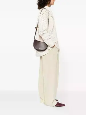 WANDLER Kate Crescent-shaped Leather Shoulder Bag