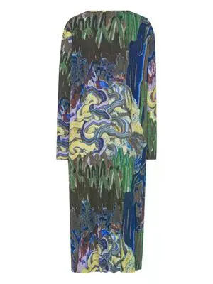 Henrik Vibskov Abstract-print Midi Dress