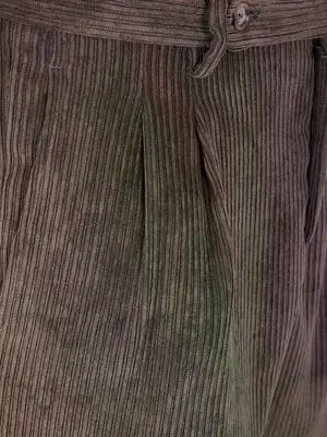 BARBA NAPOLI Pleated Corduroy Trousers