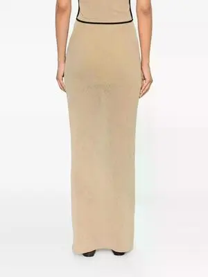 Nanushka Draped-panel Maxi Skirt