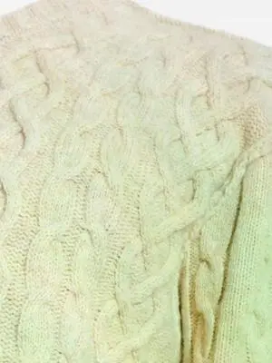 Moschino Cable-knit Virgin Wool Sweater