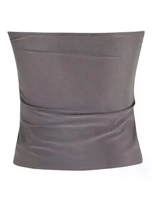 Coperni Multi-buckle Strapless Top - Grey