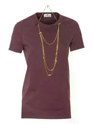 Elisabetta Franchi Chain-detail T-shirt