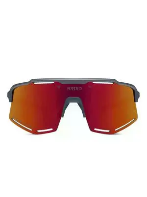 BRIKO Komi Sharp Lite Shield-frame Sunglasses - Grey