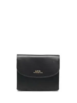 A.p.c. Logo-stamp Wallet - Black