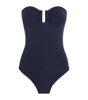ERES Eres Cassiopee Strapless Swimsuit Navy