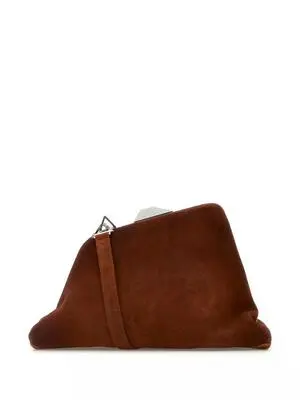 Attico Day Off Suede Clutch