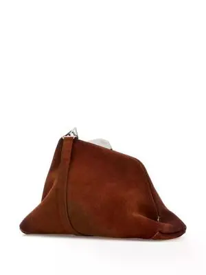 Attico Day Off Suede Clutch