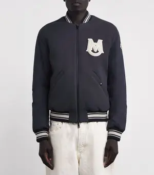 Moncler Down Reversible Vennes Bomber Jacket - Blue
