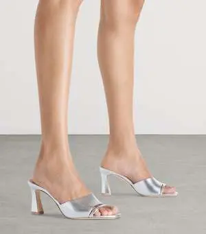 MALONE SOULIERS Metallic Leather Roxanne Mules