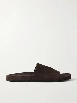 Women's Brown Suede Sandals