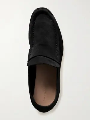 THE ROW Suede Loafers