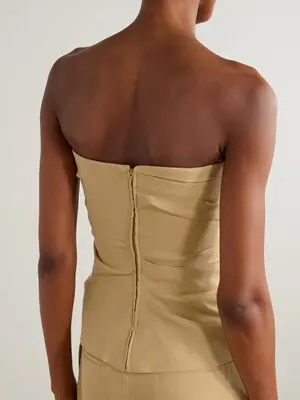 Tove Izel Linen Bandeau Top