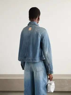 Loewe Trapeze Denim Trucker Jacket - Blue