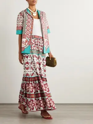 La DoubleJ Printed Cotton-poplin Shirt - Multi