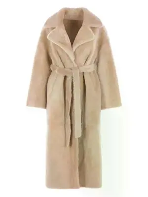 ARMA Belted Shearling Coat