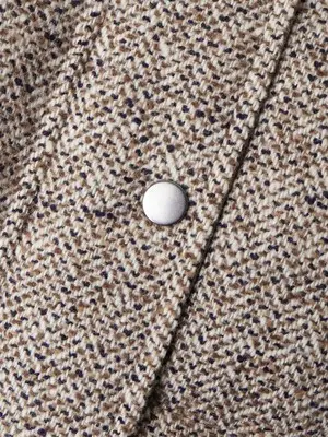 Brunello Cucinelli Padded Wool-blend Bomber Jacket - Neutrals