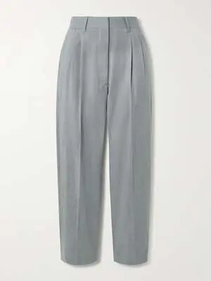 BLAZÉ MILANO Fox Pleated Wool-twill Pants