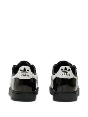 Adidas Superstar Shell-toe Logo Sneakers - Black