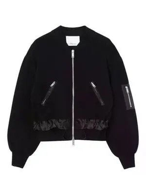 3.1 Phillip Lim Zip-fastening Balloon-sleeve Jacket