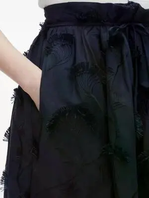 3.1 Phillip Lim Embroidered Layered Midi Skirt