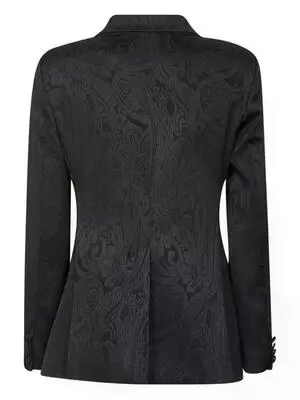 BLANCA VITA Floral-motif Double-breasted Blazer